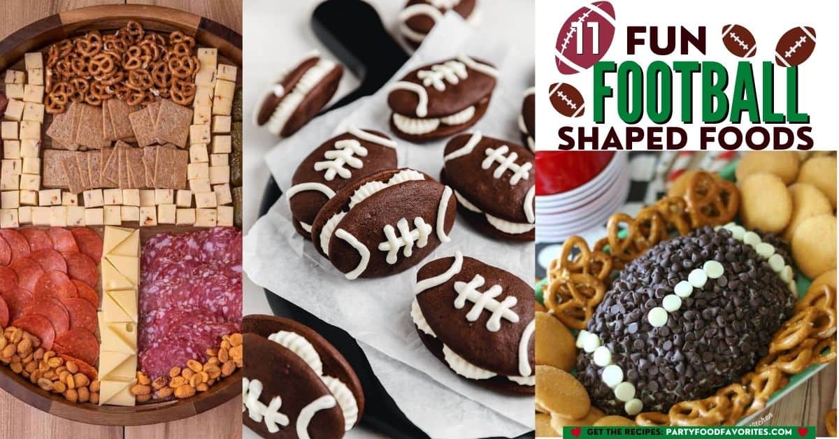 11 Fun Football Shaped Foods For Game Day | Party Food Favorites