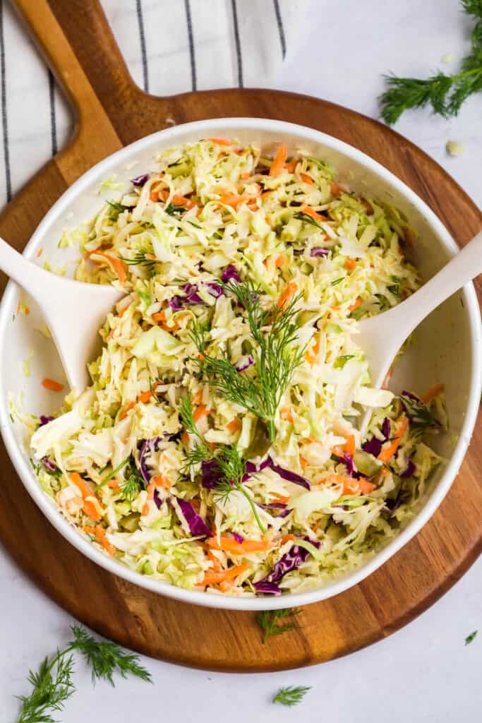 Dill Pickle Coleslaw | Party Food Favorites