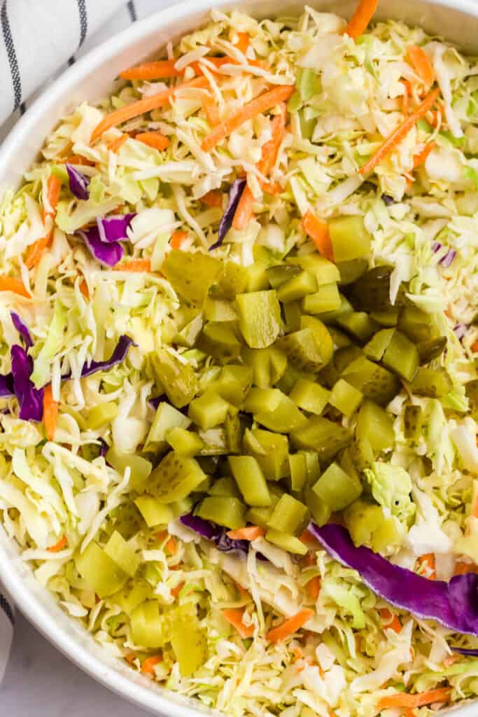 Dill Pickle Coleslaw | Party Food Favorites